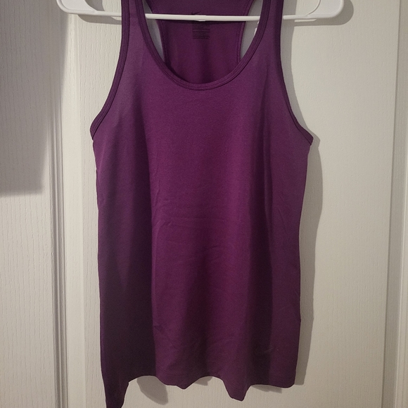 Nike | Tops | Nike Drfit Purple Racer Back Excersize Tank | Poshmark